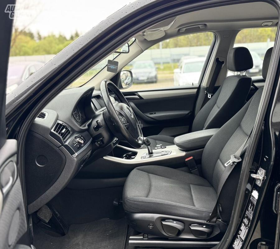 Black BMW X3 2011 in Radviliskis, with an engine capacity of 2.00 L and mileage of 326 thousand km for 7650 €, photo 20 on AUTOMOTO.COM.LV