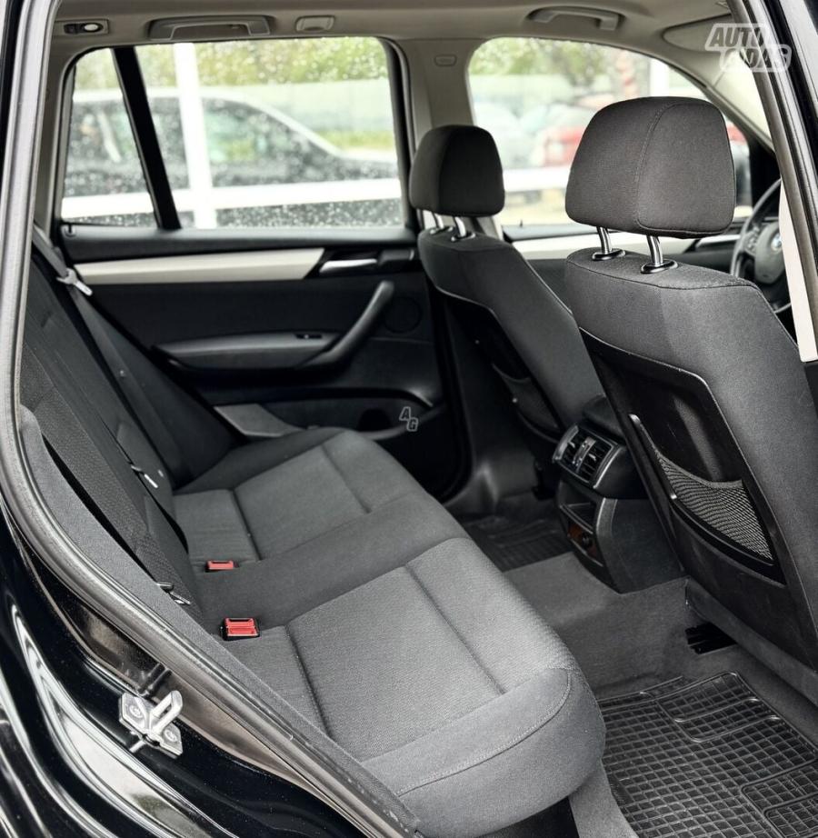 Black BMW X3 2011 in Radviliskis, with an engine capacity of 2.00 L and mileage of 326 thousand km for 7650 €, photo 25 on AUTOMOTO.COM.LV
