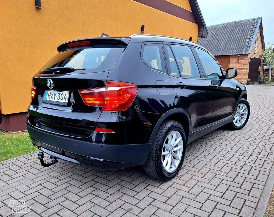 Black BMW X3 2011 in Radviliskis, with an engine capacity of 2.00 L and mileage of 328 thousand km for 7350 €, photo 10 on AUTOMOTO.COM.LV