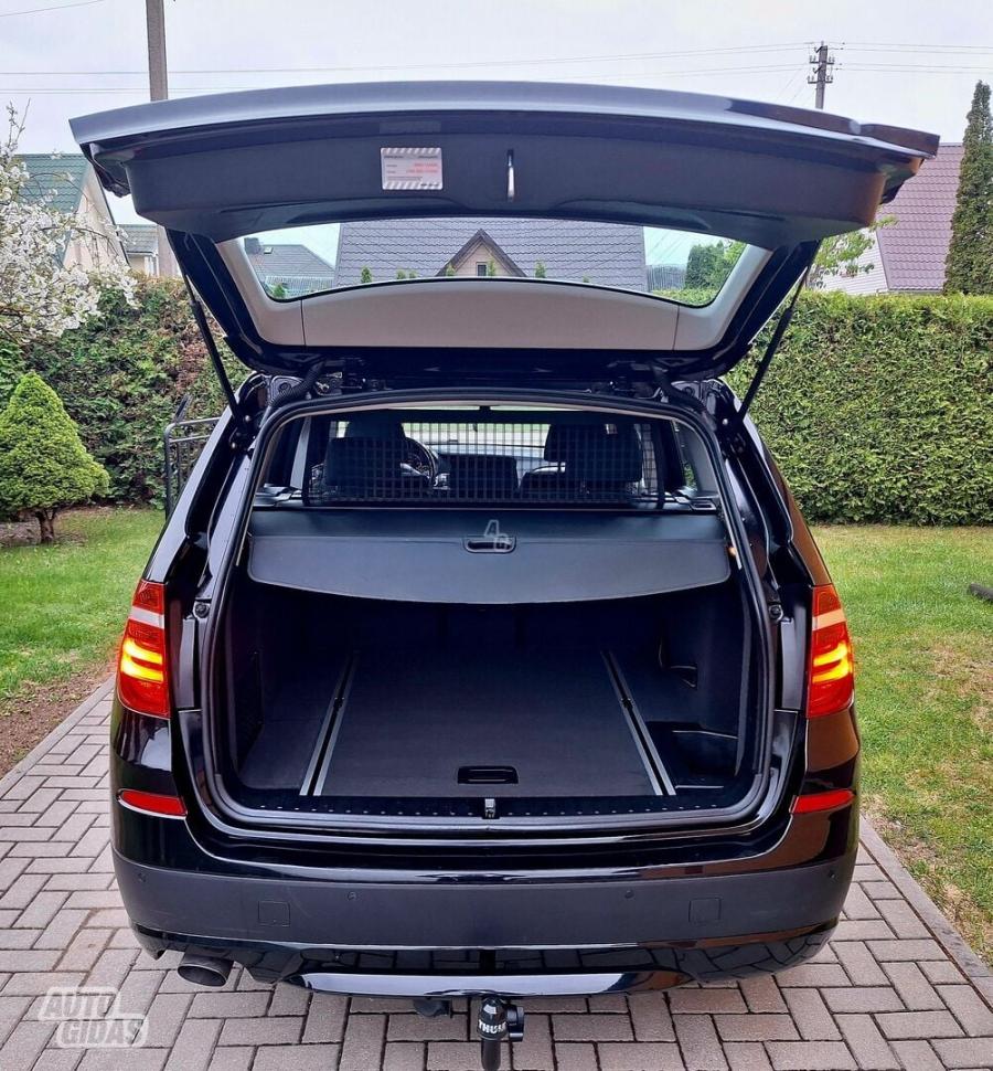 Black BMW X3 2011 in Radviliskis, with an engine capacity of 2.00 L and mileage of 328 thousand km for 7350 €, photo 14 on AUTOMOTO.COM.LV