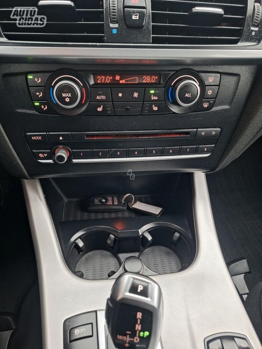 Black BMW X3 2011 in Radviliskis, with an engine capacity of 2.00 L and mileage of 328 thousand km for 7350 €, photo 24 on AUTOMOTO.COM.LV