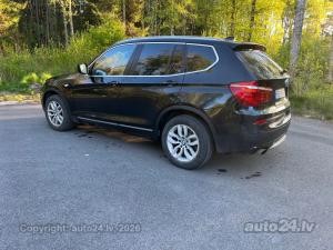 Black BMW X3 2011 in Tallinn, with an engine capacity of 2.00 L and mileage of 325 thousand km for 6999 €, photo 4 on AUTOMOTO.COM.LV
