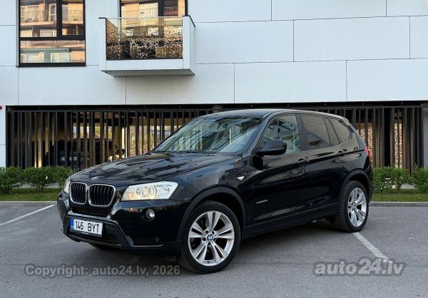 Black BMW X3 2011 in Tartu, with an engine capacity of 2.00 L and mileage of 298 thousand km for 6200 €, photo 1 on AUTOMOTO.COM.LV
