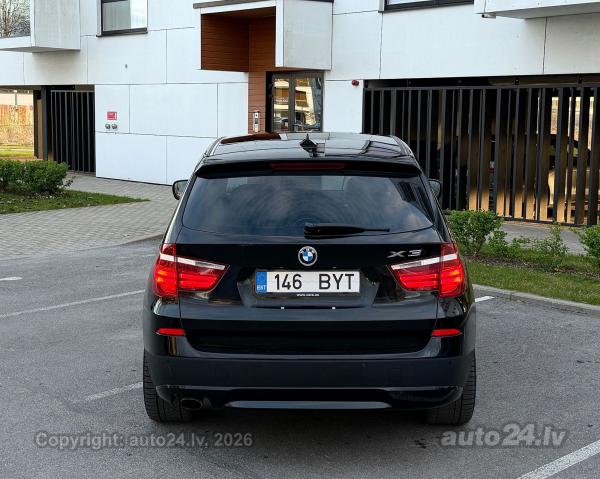 Black BMW X3 2011 in Tartu, with an engine capacity of 2.00 L and mileage of 298 thousand km for 6200 €, photo 6 on AUTOMOTO.COM.LV