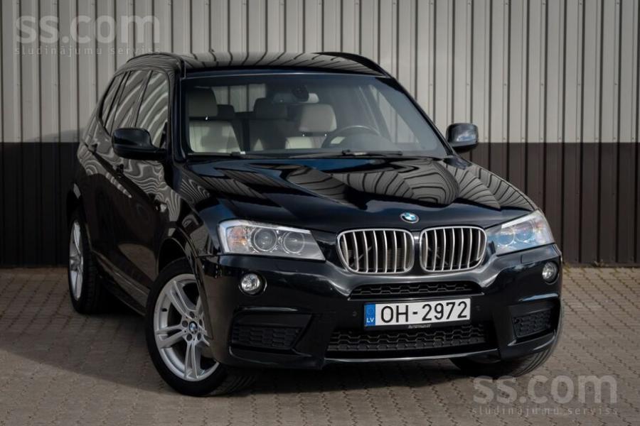 Black BMW X3 2011 in Talsi, with an engine capacity of 3.00 L and mileage of 287 thousand km for 11990 €, photo 1 on AUTOMOTO.COM.LV