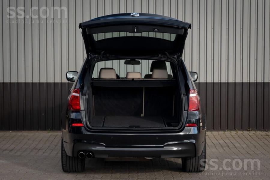 Black BMW X3 2011 in Talsi, with an engine capacity of 3.00 L and mileage of 287 thousand km for 11990 €, photo 7 on AUTOMOTO.COM.LV