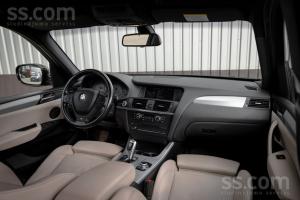Black BMW X3 2011 in Talsi, with an engine capacity of 3.00 L and mileage of 287 thousand km for 11990 €, photo 9 on AUTOMOTO.COM.LV