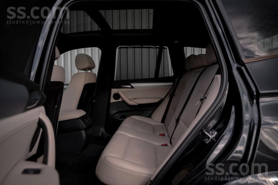 Black BMW X3 2011 in Talsi, with an engine capacity of 3.00 L and mileage of 287 thousand km for 11990 €, photo 11 on AUTOMOTO.COM.LV