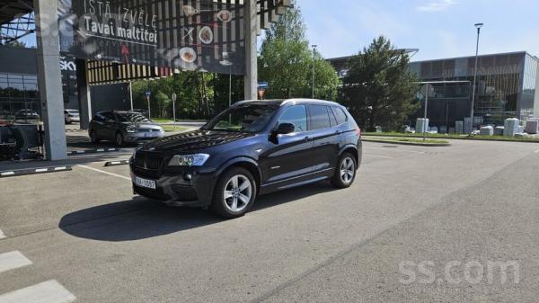 Melns BMW X3 2011 Rīga, ar dzinēja tilpumu 3.00 L un nobraukumu 280 tūkst. km par 12000 €, foto 1 vietnē AUTOMOTO.COM.LV