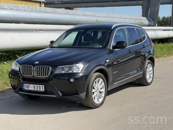 Black BMW X3 2011 in Riga, with an engine capacity of 2.00 L and mileage of 294 thousand km for 9800 €, photo 1 on AUTOMOTO.COM.LV