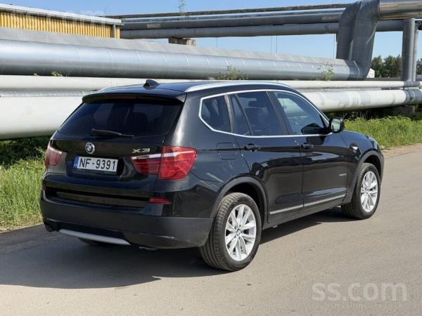 Black BMW X3 2011 in Riga, with an engine capacity of 2.00 L and mileage of 294 thousand km for 9800 €, photo 6 on AUTOMOTO.COM.LV