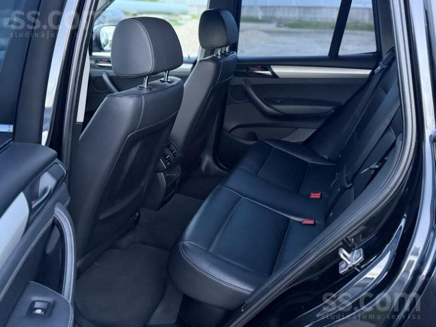 Black BMW X3 2011 in Riga, with an engine capacity of 2.00 L and mileage of 294 thousand km for 9800 €, photo 30 on AUTOMOTO.COM.LV