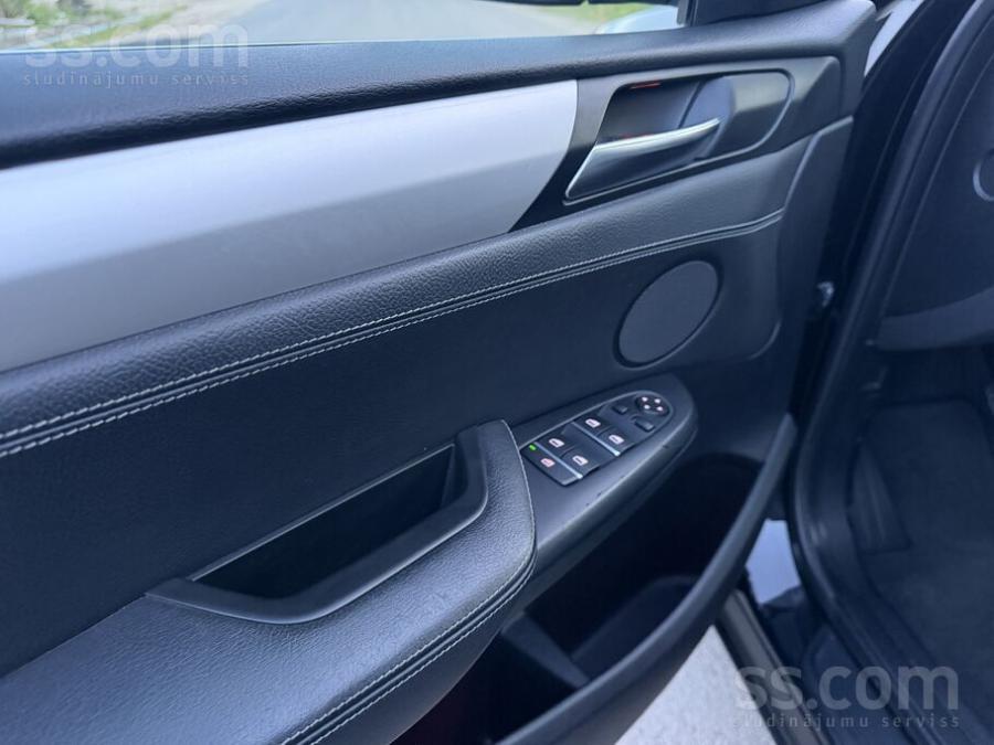Black BMW X3 2011 in Riga, with an engine capacity of 2.00 L and mileage of 294 thousand km for 9800 €, photo 33 on AUTOMOTO.COM.LV