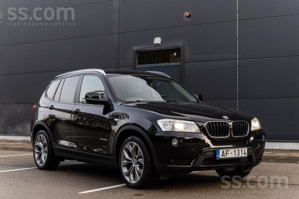 Melns BMW X3 2011 Rīga, ar dzinēja tilpumu 2.00 L un nobraukumu 166 tūkst. km par 11300 €, foto 1 vietnē AUTOMOTO.COM.LV