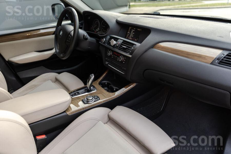 Melns BMW X3 2011 Rīga, ar dzinēja tilpumu 2.00 L un nobraukumu 166 tūkst. km par 11300 €, foto 7 vietnē AUTOMOTO.COM.LV