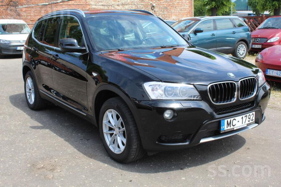 Melns BMW X3 2011 Liepāja, ar dzinēja tilpumu 2.00 L un nobraukumu 321 tūkst. km par 8500 €, foto 1 vietnē AUTOMOTO.COM.LV