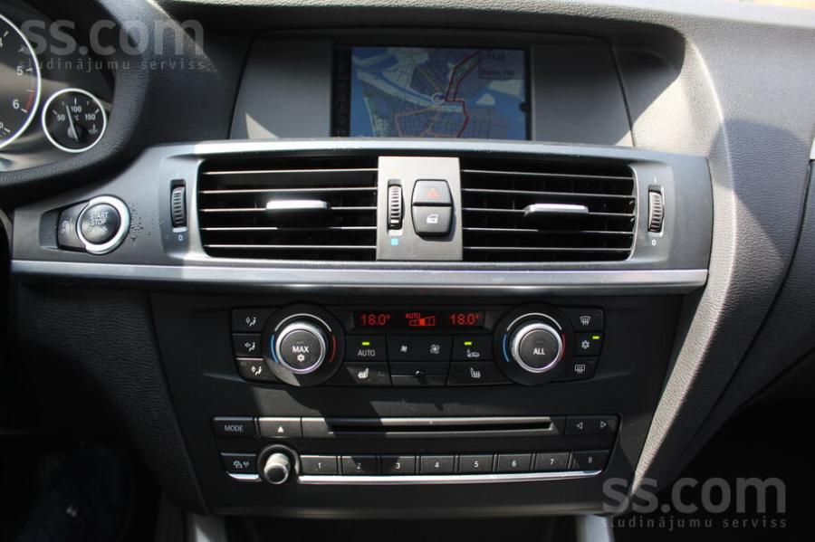 Melns BMW X3 2011 Liepāja, ar dzinēja tilpumu 2.00 L un nobraukumu 321 tūkst. km par 8500 €, foto 14 vietnē AUTOMOTO.COM.LV