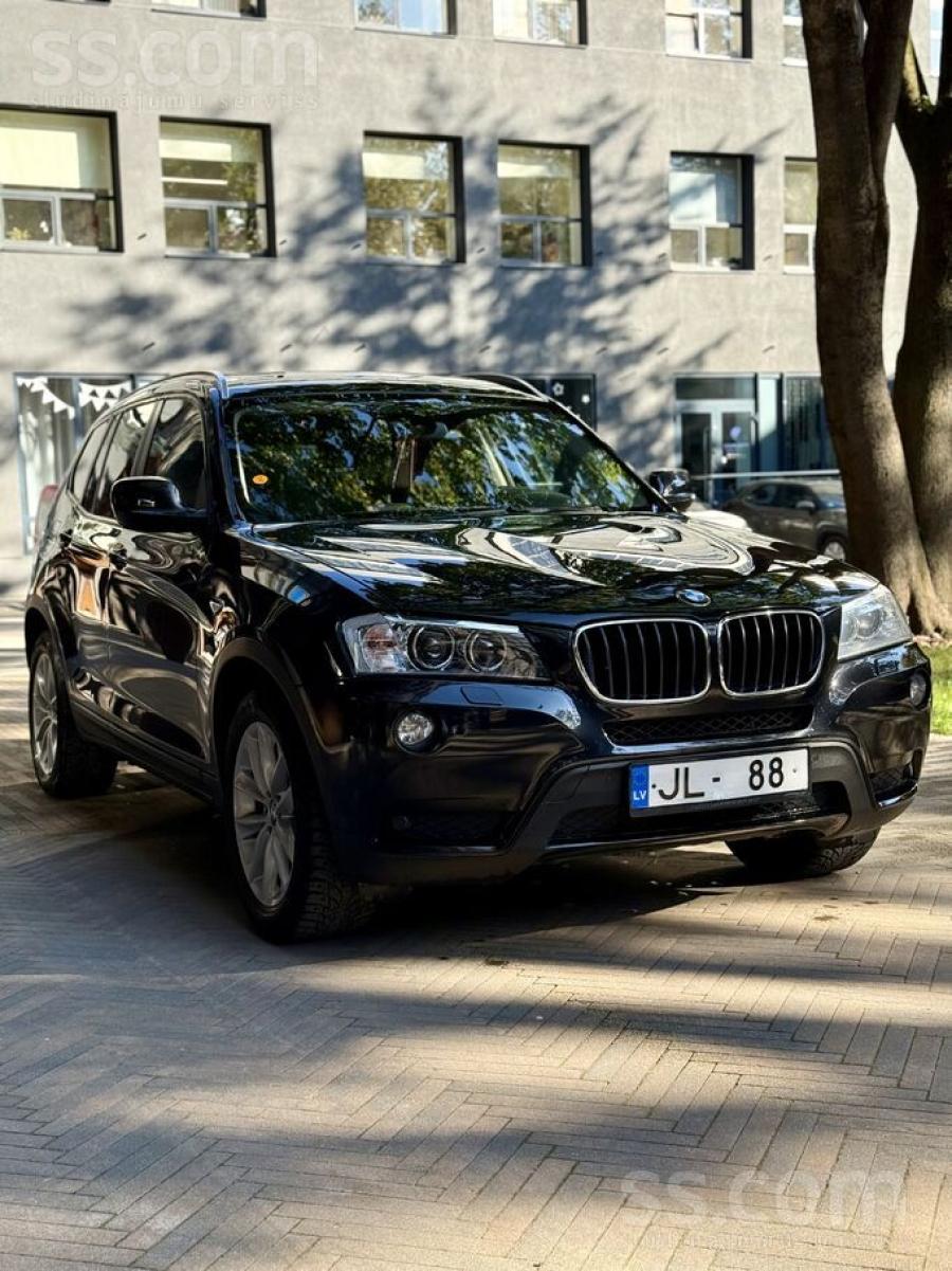 Melns BMW X3 2011 Rīga, ar dzinēja tilpumu 2.00 L un nobraukumu 285 tūkst. km par 9950 €, foto 1 vietnē AUTOMOTO.COM.LV