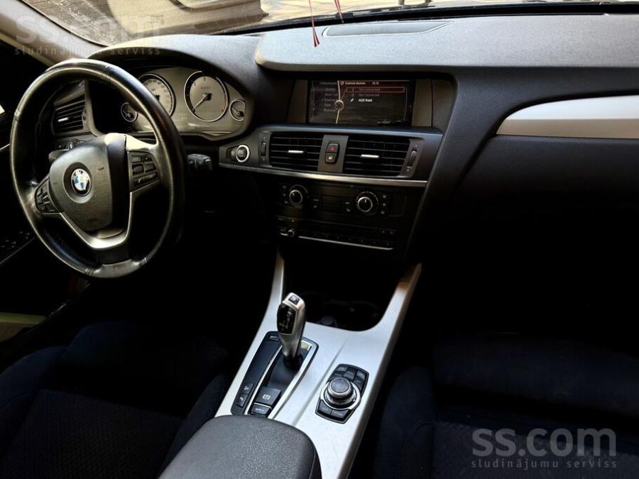 Melns BMW X3 2011 Rīga, ar dzinēja tilpumu 2.00 L un nobraukumu 285 tūkst. km par 9950 €, foto 7 vietnē AUTOMOTO.COM.LV