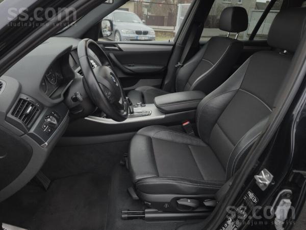 Melns BMW X3 2011 Liepāja, ar dzinēja tilpumu 2.00 L un nobraukumu 206 tūkst. km par 13200 €, foto 10 vietnē AUTOMOTO.COM.LV