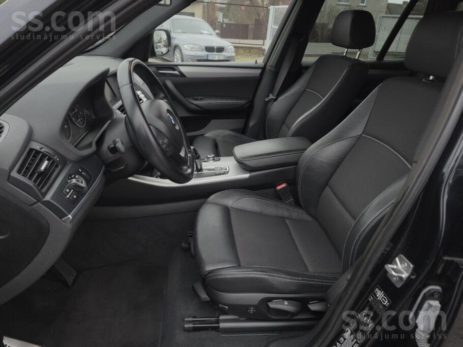 Melns BMW X3 2011 Liepāja, ar dzinēja tilpumu 2.00 L un nobraukumu 206 tūkst. km par 13200 €, foto 11 vietnē AUTOMOTO.COM.LV