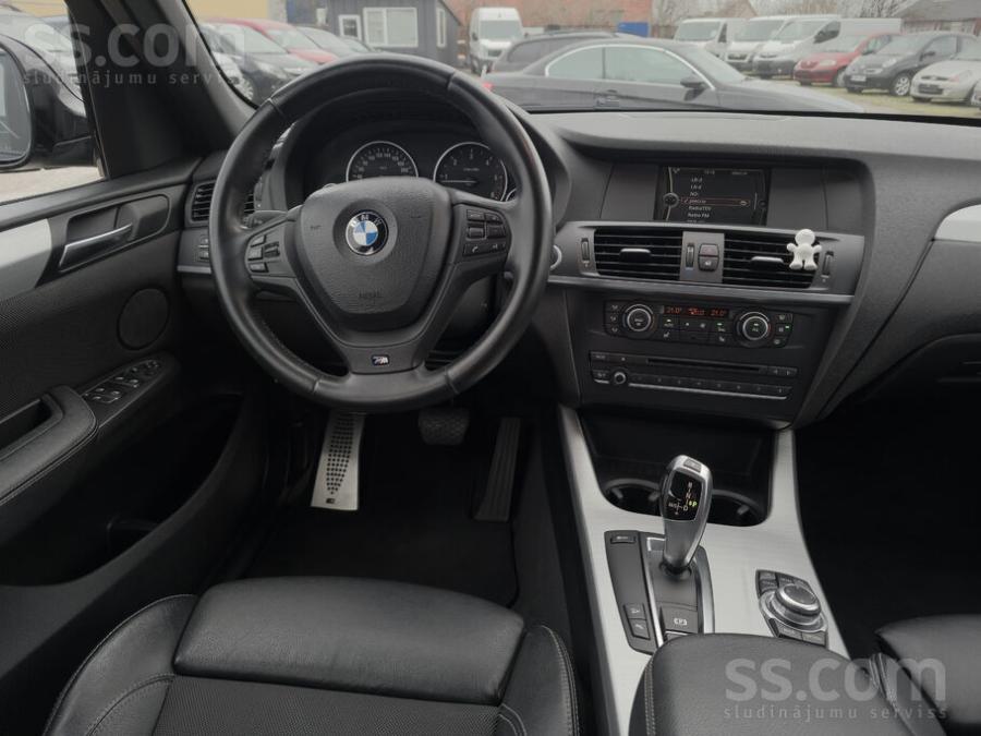 Melns BMW X3 2011 Liepāja, ar dzinēja tilpumu 2.00 L un nobraukumu 206 tūkst. km par 13200 €, foto 12 vietnē AUTOMOTO.COM.LV