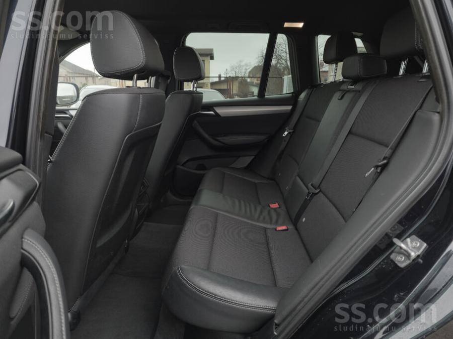 Melns BMW X3 2011 Liepāja, ar dzinēja tilpumu 2.00 L un nobraukumu 206 tūkst. km par 13200 €, foto 13 vietnē AUTOMOTO.COM.LV