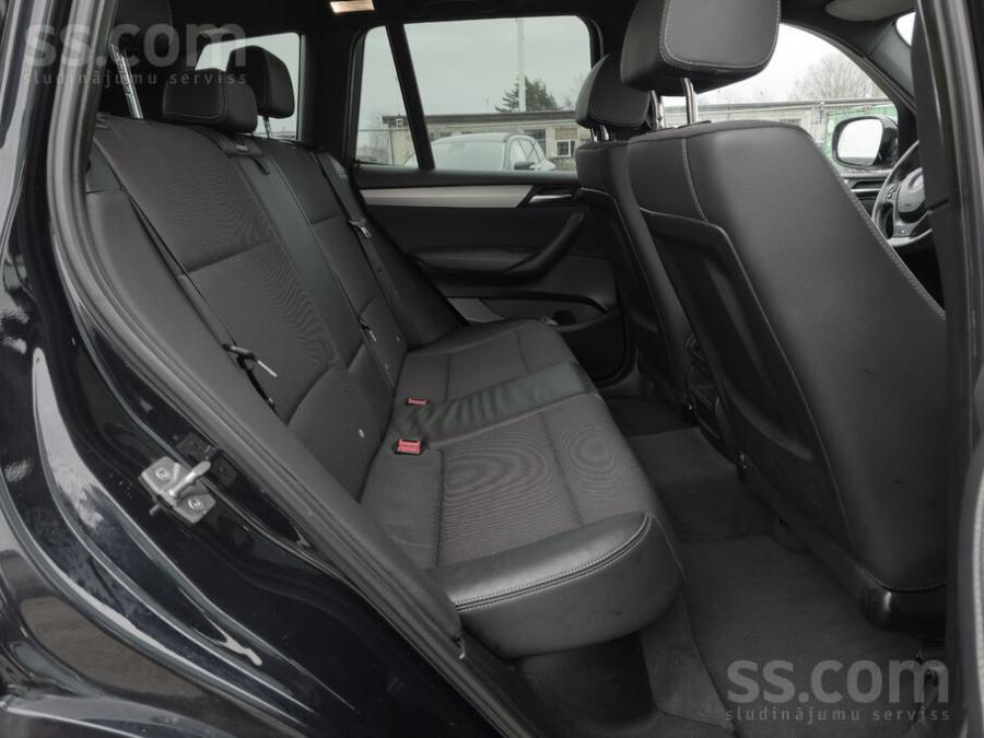 Melns BMW X3 2011 Liepāja, ar dzinēja tilpumu 2.00 L un nobraukumu 206 tūkst. km par 13200 €, foto 14 vietnē AUTOMOTO.COM.LV