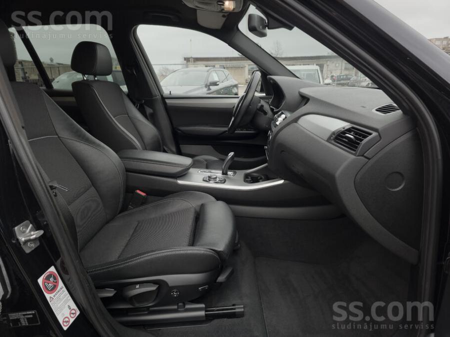 Melns BMW X3 2011 Liepāja, ar dzinēja tilpumu 2.00 L un nobraukumu 206 tūkst. km par 13200 €, foto 15 vietnē AUTOMOTO.COM.LV