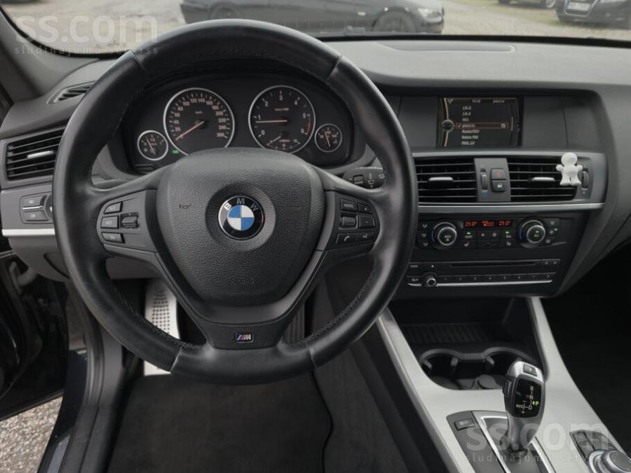 Melns BMW X3 2011 Liepāja, ar dzinēja tilpumu 2.00 L un nobraukumu 206 tūkst. km par 13200 €, foto 19 vietnē AUTOMOTO.COM.LV