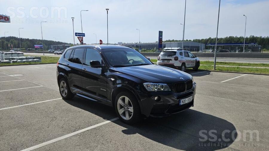 Black BMW X3 2011 in Riga, with an engine capacity of 3.00 L and mileage of 280 thousand km for 10900 €, photo 1 on AUTOMOTO.COM.LV