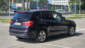 Black BMW X3 2011 in Riga, with an engine capacity of 3.00 L and mileage of 280 thousand km for 10900 €, photo 4 on AUTOMOTO.COM.LV