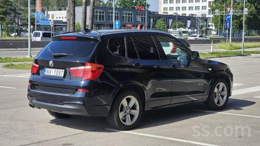Black BMW X3 2011 in Riga, with an engine capacity of 3.00 L and mileage of 280 thousand km for 10900 €, photo 4 on AUTOMOTO.COM.LV