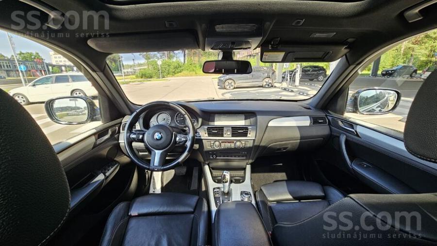 Black BMW X3 2011 in Riga, with an engine capacity of 3.00 L and mileage of 280 thousand km for 10900 €, photo 7 on AUTOMOTO.COM.LV