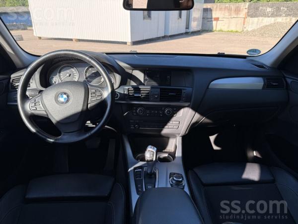 Black BMW X3 2011 in Liepaja, with an engine capacity of 2.00 L and mileage of 201 thousand km for 10250 €, photo 8 on AUTOMOTO.COM.LV