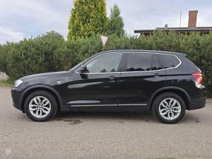 Black BMW X3 2011 in Vilnius, with an engine capacity of 2.00 L and mileage of 285 thousand km for 8690 €, photo 10 on AUTOMOTO.COM.LV
