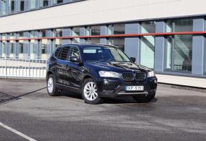 Black BMW X3 2011 in Riga, with an engine capacity of 2.00 L and mileage of 244 thousand km for 8480 €, photo  on AUTOMOTO.COM.LV