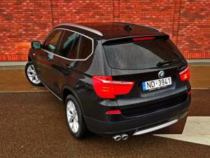 Black BMW X3 2011 in Riga, with an engine capacity of 3.00 L and mileage of 266 thousand km for 15500 €, photo 7 on AUTOMOTO.COM.LV