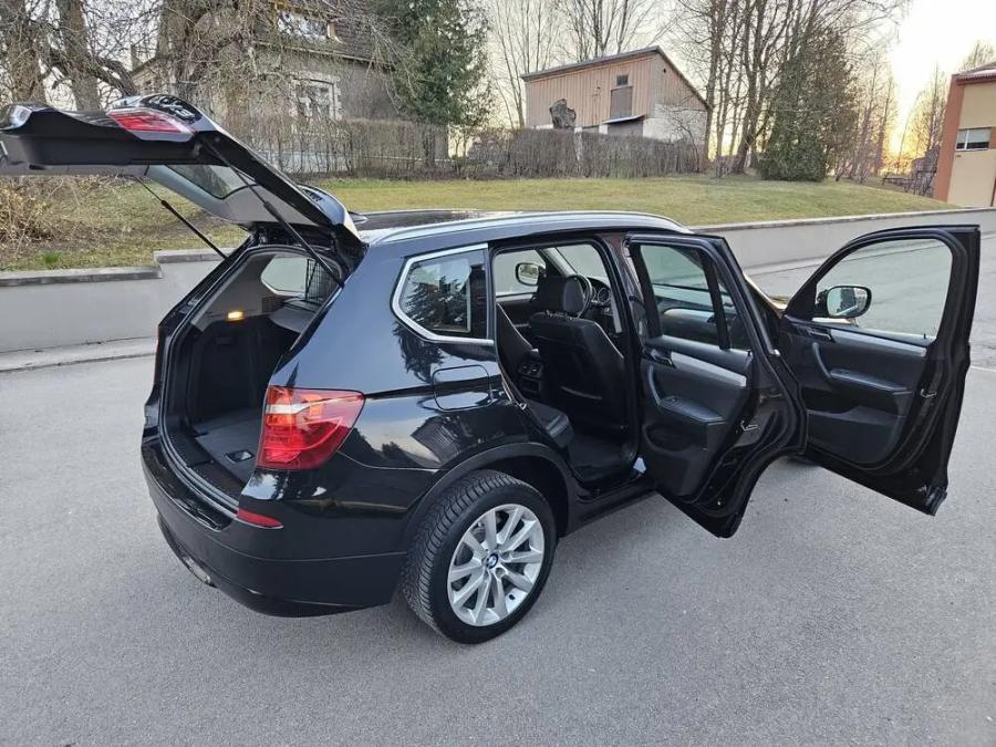 Melns BMW X3 2011 Jēkabpils, ar dzinēja tilpumu 3.00 L un nobraukumu 272 tūkst. km par 10990 €, foto 25 vietnē AUTOMOTO.COM.LV