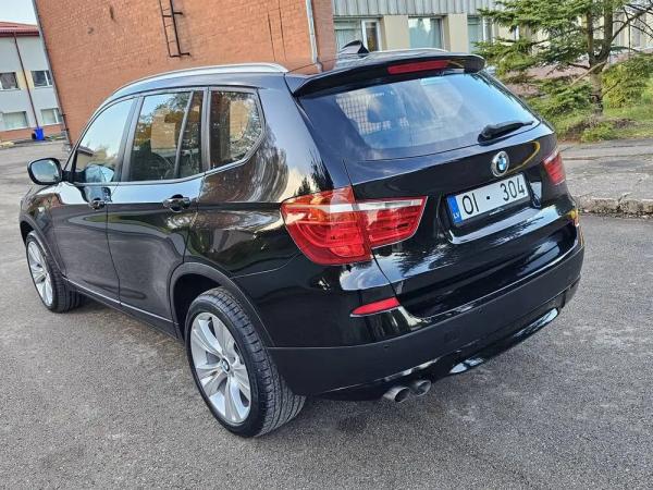 Black BMW X3 2011 in Jekabpils, with an engine capacity of 3.00 L and mileage of 246 thousand km for 10690 €, photo 9 on AUTOMOTO.COM.LV
