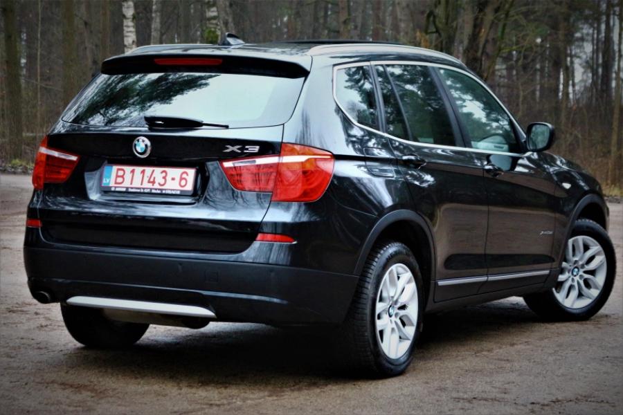 Black BMW X3 2011 in Riga, with an engine capacity of 2.00 L and mileage of 236 thousand km for 11990 €, photo 5 on AUTOMOTO.COM.LV
