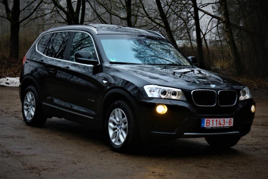 Black BMW X3 2011 in Riga, with an engine capacity of 2.00 L and mileage of 236 thousand km for 11990 €, photo 13 on AUTOMOTO.COM.LV