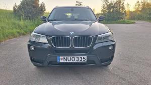 Melns BMW X3 2011 Kauņa, ar dzinēja tilpumu 2.00 L un nobraukumu 333 tūkst. km par 8500 €, foto  vietnē AUTOMOTO.COM.LV