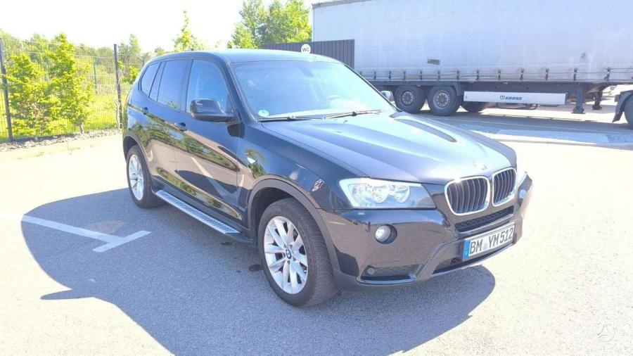 Melns BMW X3 2011 Viļņa, ar dzinēja tilpumu 2.00 L un nobraukumu 280 tūkst. km par 7990 €, foto 3 vietnē AUTOMOTO.COM.LV