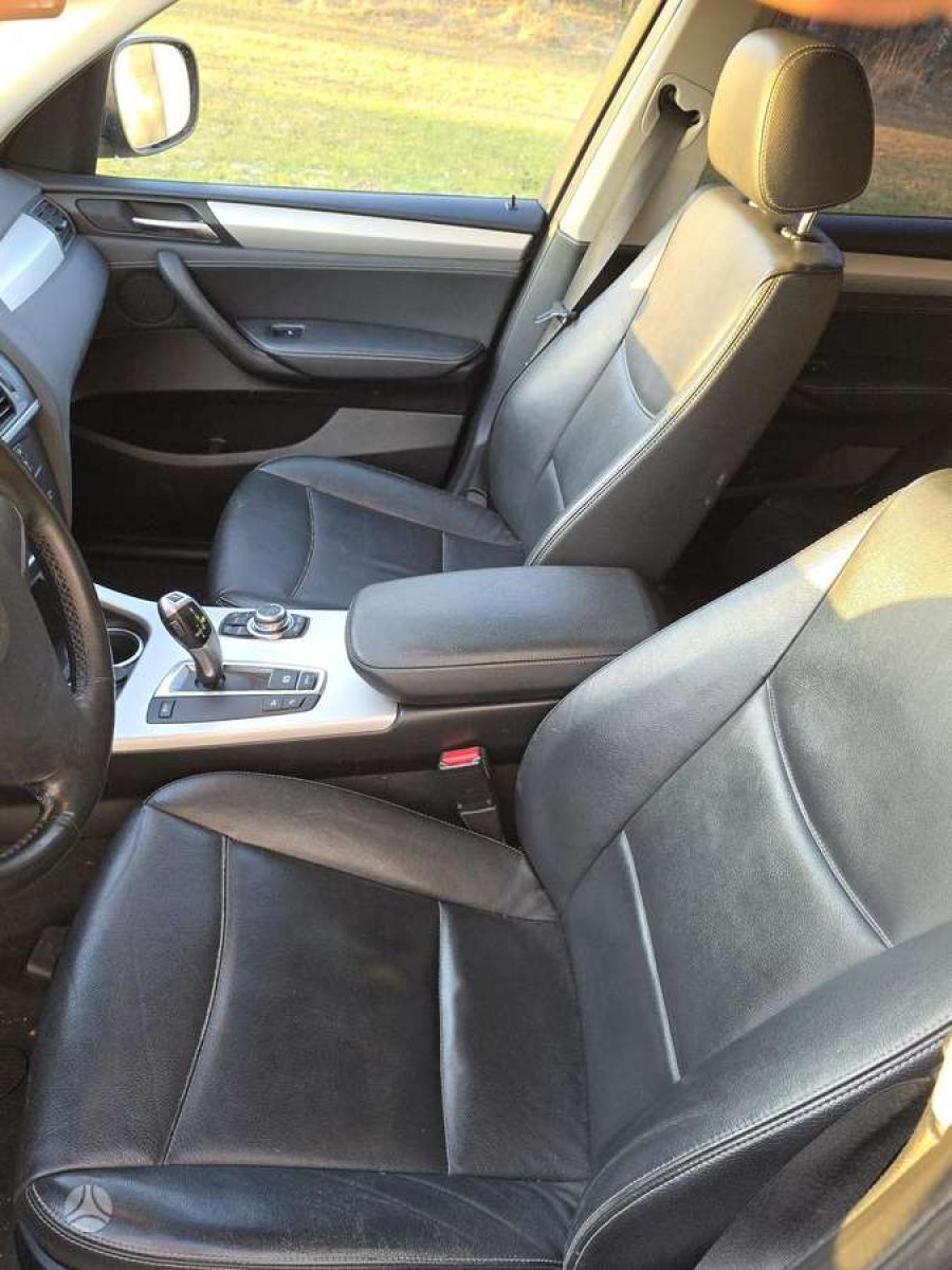 Melns BMW X3 2011 Viļņa, ar dzinēja tilpumu 2.00 L un nobraukumu 280 tūkst. km par 7990 €, foto 12 vietnē AUTOMOTO.COM.LV