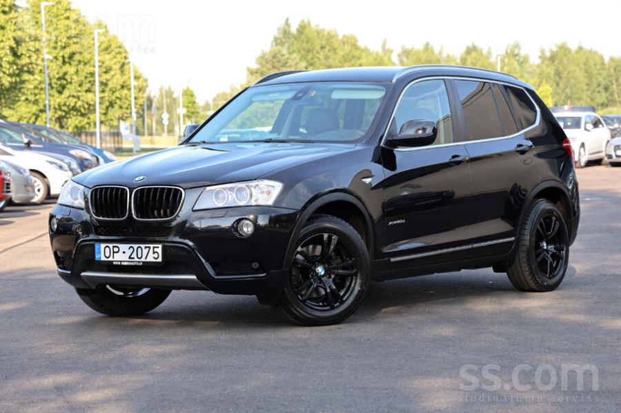 Melns BMW X3 2011 Jelgava, ar dzinēja tilpumu 2.00 L un nobraukumu 0 tūkst. km par 10500 €, foto 1 vietnē AUTOMOTO.COM.LV