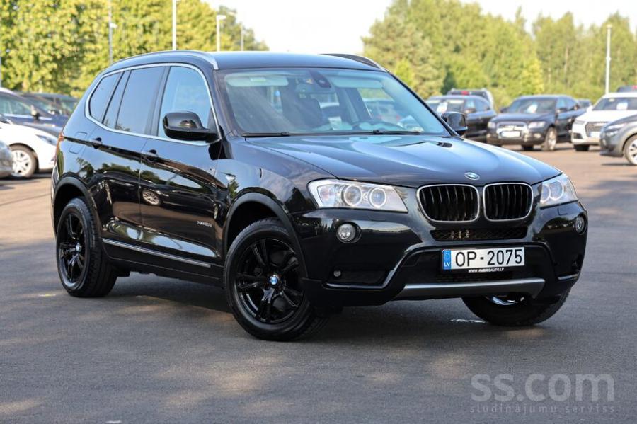 Melns BMW X3 2011 Jelgava, ar dzinēja tilpumu 2.00 L un nobraukumu 0 tūkst. km par 10500 €, foto 4 vietnē AUTOMOTO.COM.LV