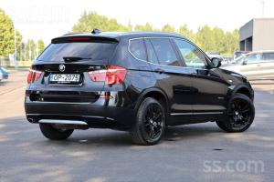 Melns BMW X3 2011 Jelgava, ar dzinēja tilpumu 2.00 L un nobraukumu 0 tūkst. km par 10500 €, foto 5 vietnē AUTOMOTO.COM.LV
