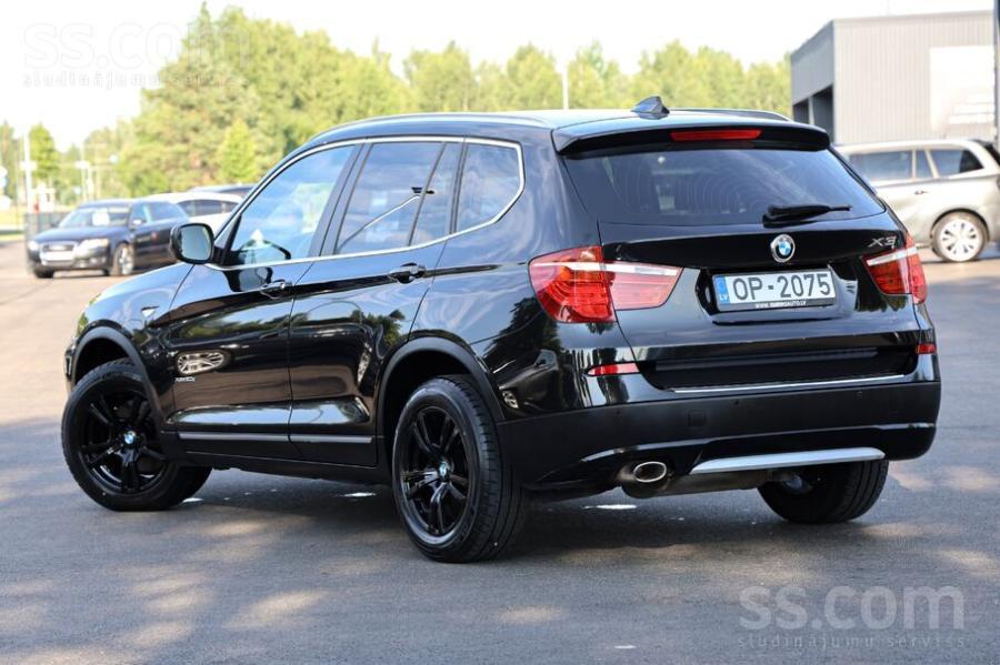 Melns BMW X3 2011 Jelgava, ar dzinēja tilpumu 2.00 L un nobraukumu 0 tūkst. km par 10500 €, foto 7 vietnē AUTOMOTO.COM.LV