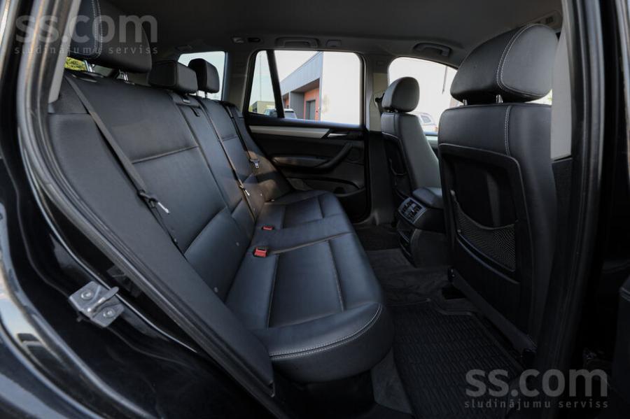 Melns BMW X3 2011 Jelgava, ar dzinēja tilpumu 2.00 L un nobraukumu 0 tūkst. km par 10500 €, foto 12 vietnē AUTOMOTO.COM.LV